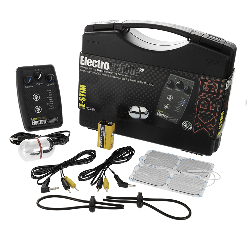 E-Stim ELECTROPEBBLE XPE som en del af electrosex